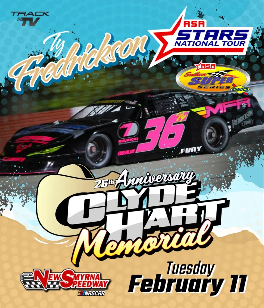 Ty Fredrickson Enters 26th Annual Clyde Hart Memorial | ASA STARS ...