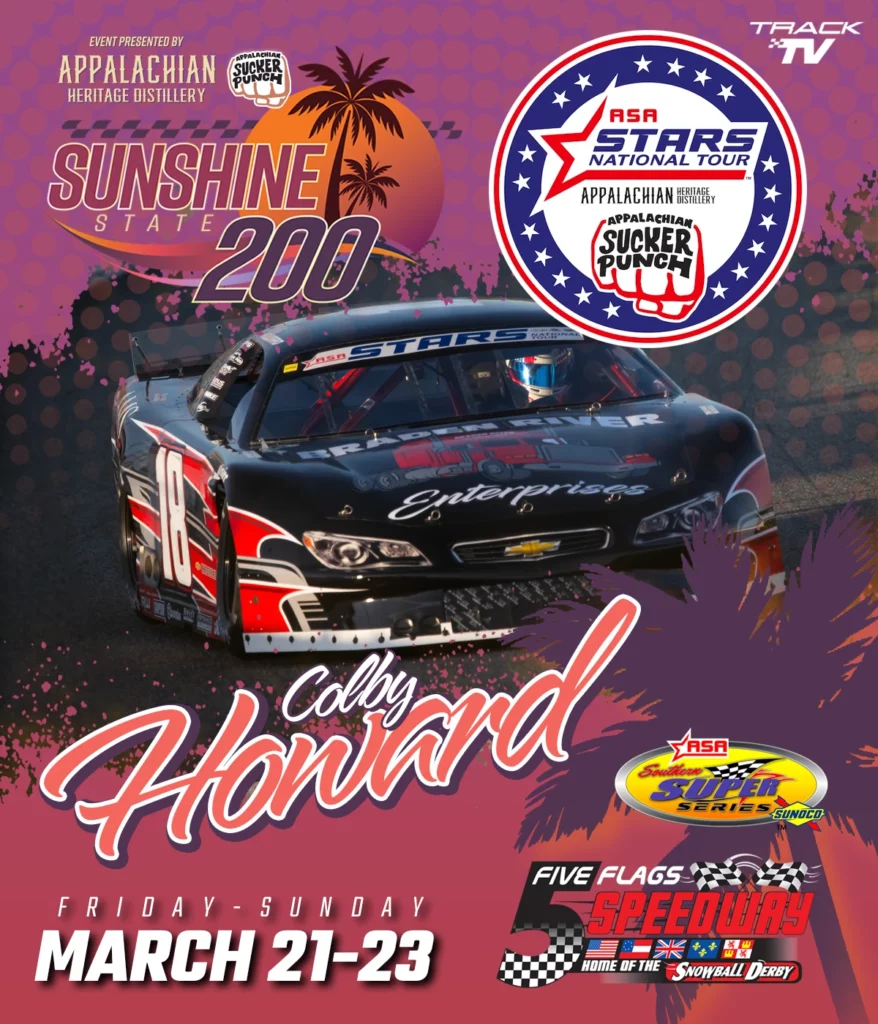 Colby Howard Enters Sunshine State 200 | Appalachian Sucker Punch ASA ...