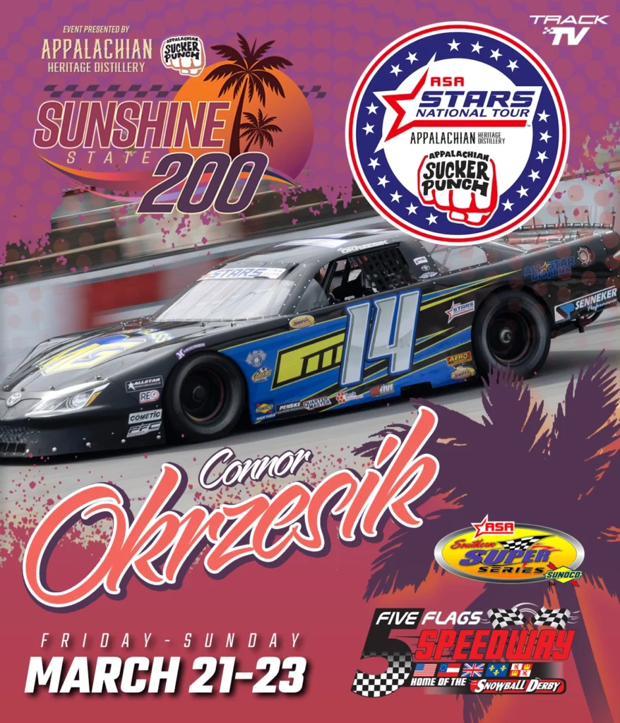 Connor Okrzesik Enters Sunshine State 200 | Appalachian Sucker Punch ...