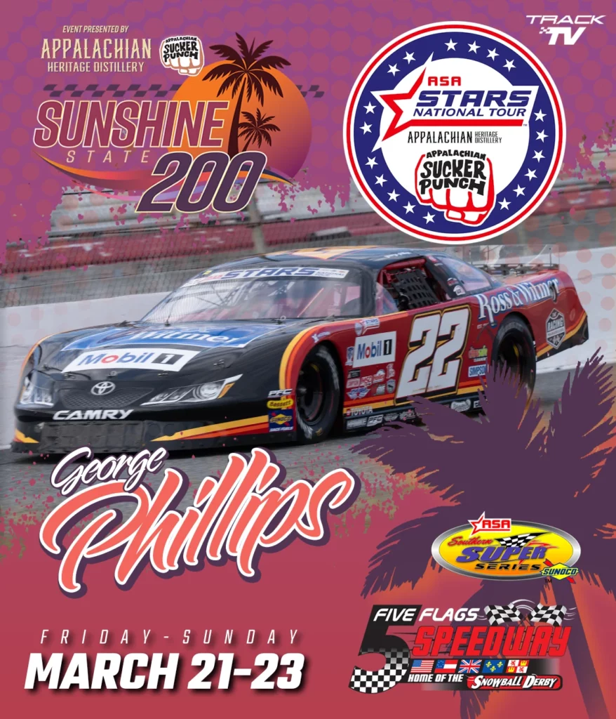 George Phillips Enters Sunshine State 200 | Appalachian Sucker Punch ...