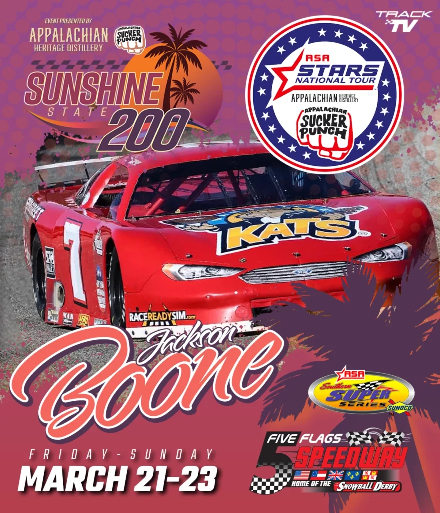 Jackson Boone Enters Sunshine State 200 | Appalachian Sucker Punch ASA ...