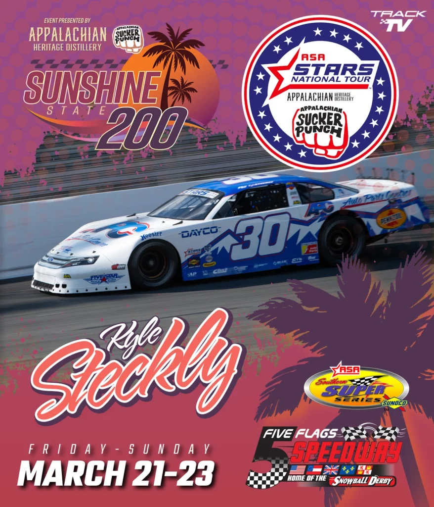Kyle Steckly Enters Sunshine State 200 | Appalachian Sucker Punch ASA ...