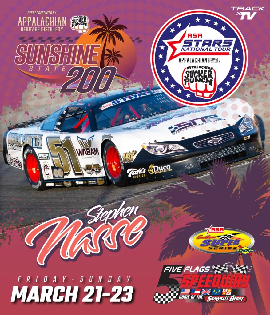 Stephen Nasse Enters Sunshine State 200 | Appalachian Sucker Punch ASA ...