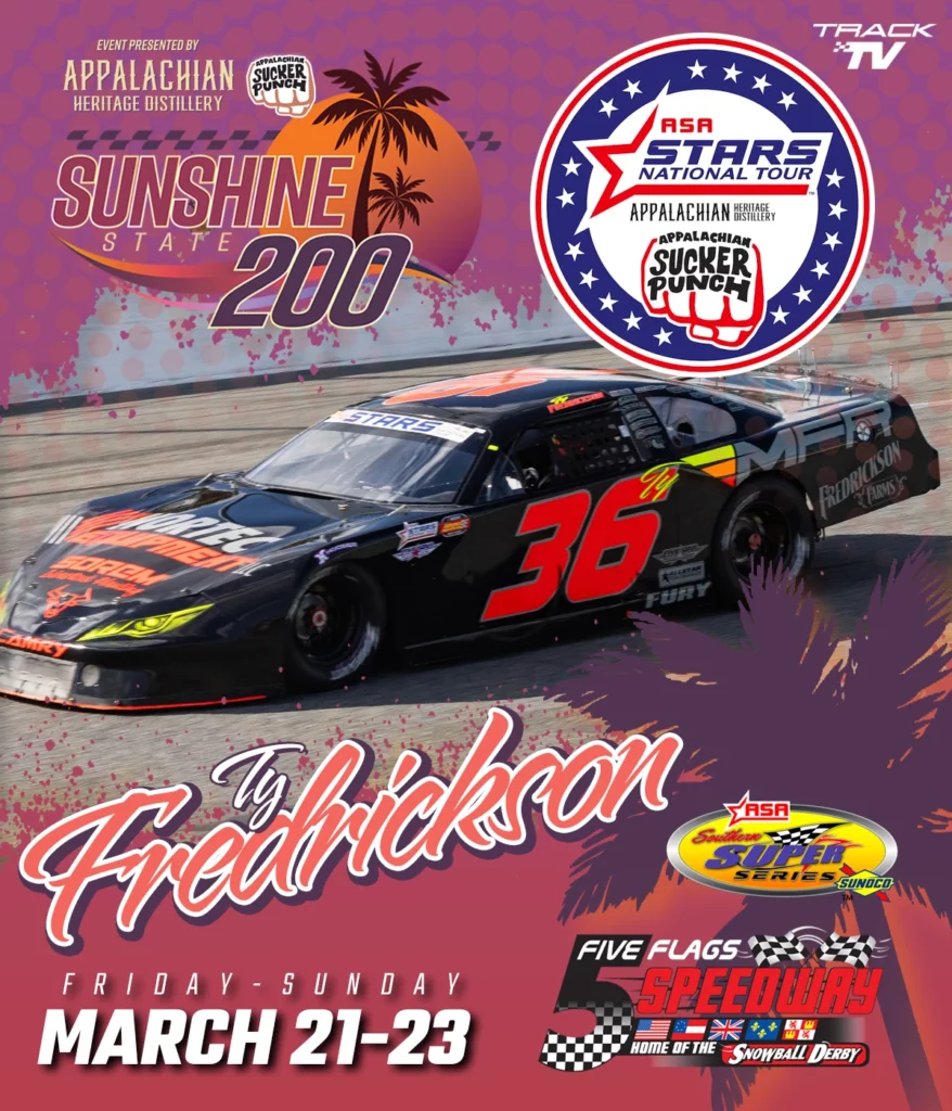 Ty Fredrickson Enters Sunshine State 200 | Appalachian Sucker Punch ASA ...