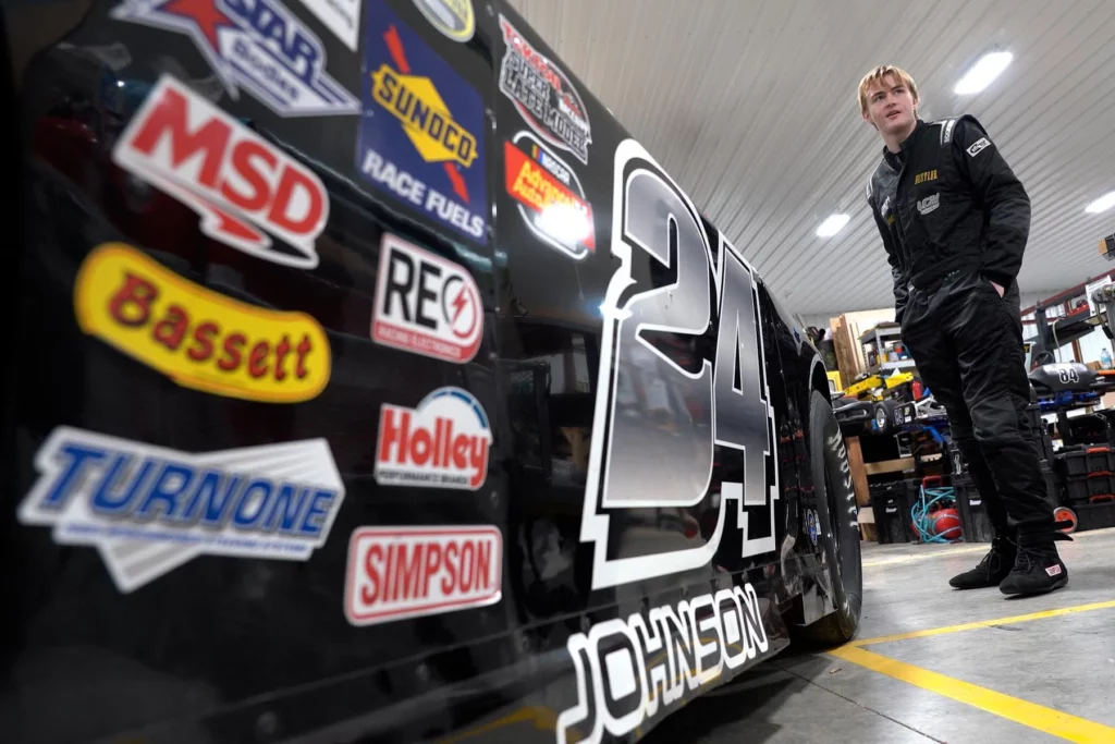 Hammer Down: Sam Johnson accelerates to success in stock car racing ...
